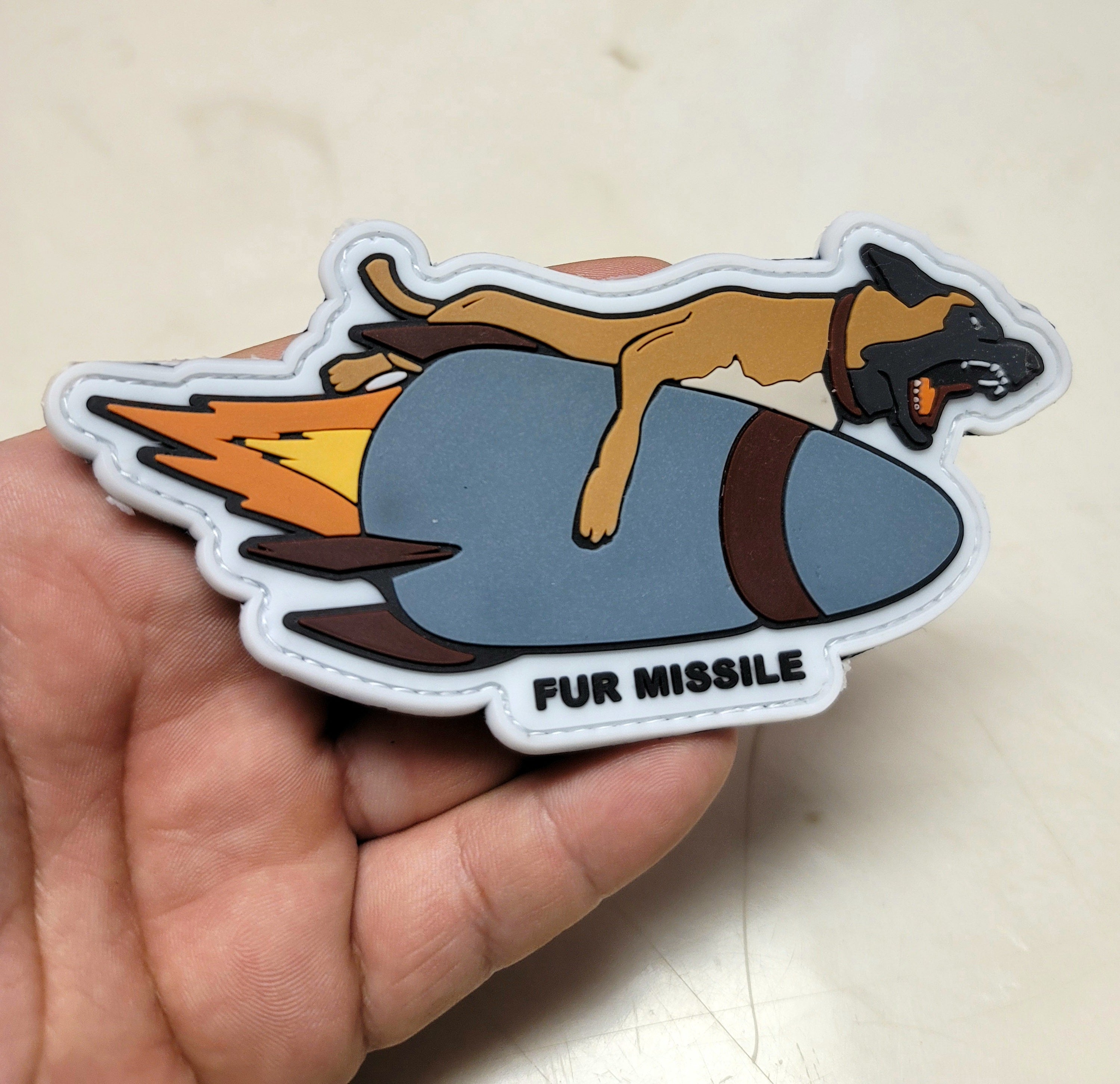 Fur Missle Patch – Top Knotch K9